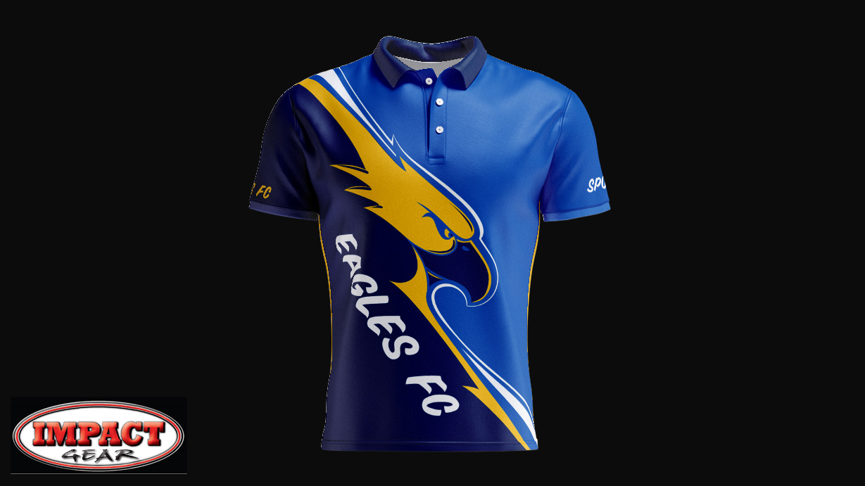 Impact gear Custom made Fully Dye Sublimated Polo shirt Designs